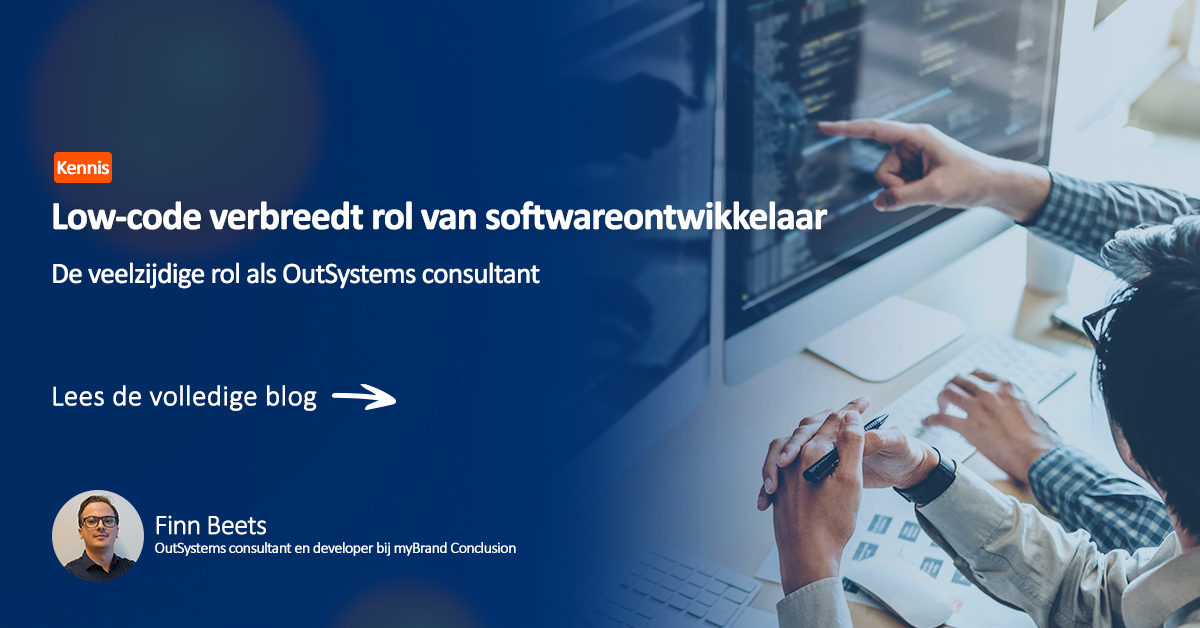 Low-code verbreedt rol van softwareontwikkelaar - myBrand SAP & OutSystems dienstverlener