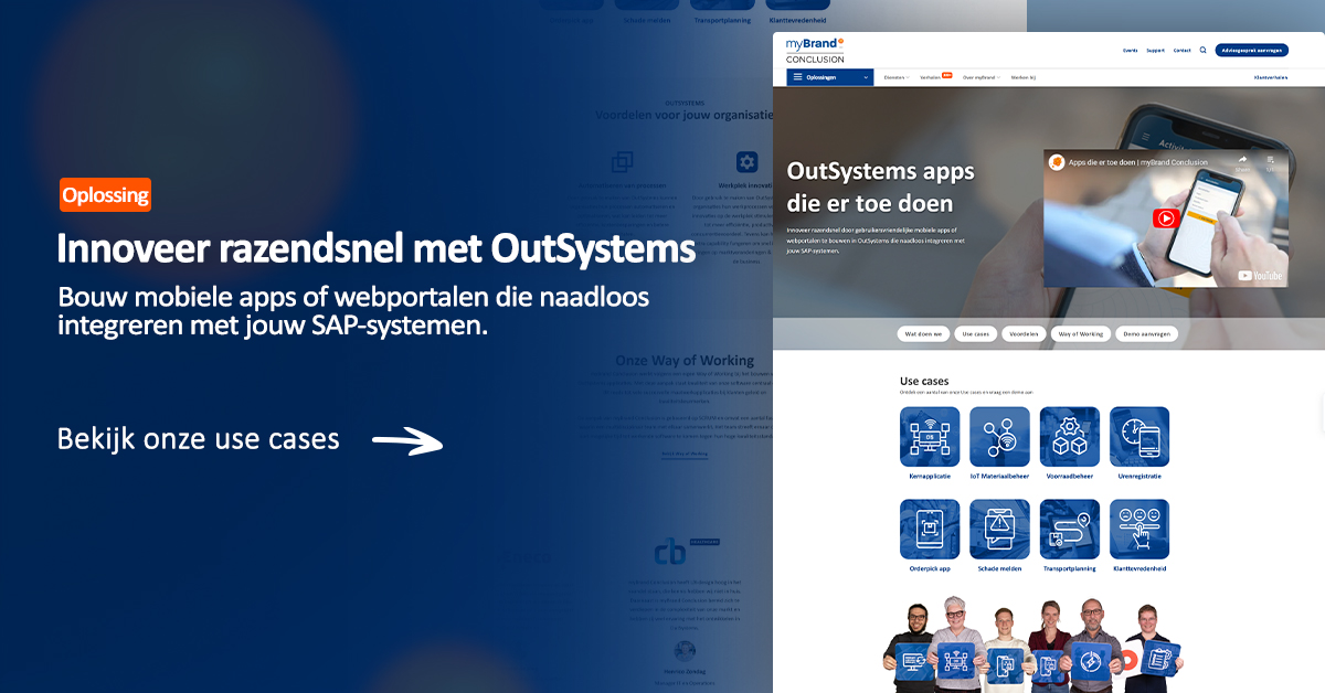 OutSystems Applicaties - myBrand SAP & OutSystems dienstverlener OutSystems Applicaties - myBrand SAP & OutSystems dienstverlener
