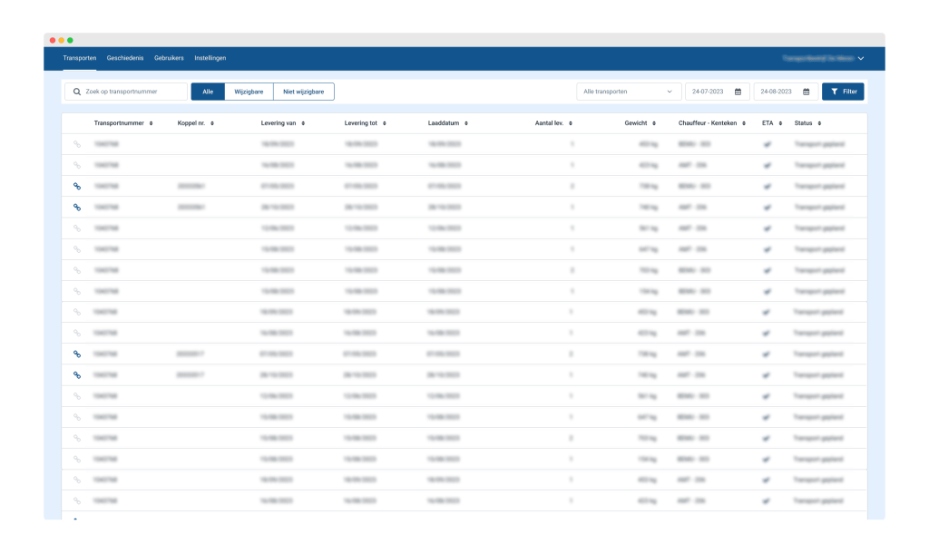 Transportplanning - myBrand SAP & OutSystems dienstverlener
