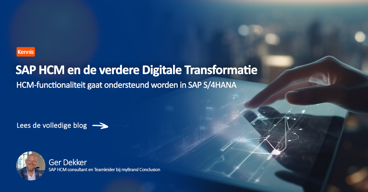 SAP HCM en de verdere Digitale Transformatie - myBrand SAP & OutSystems ...